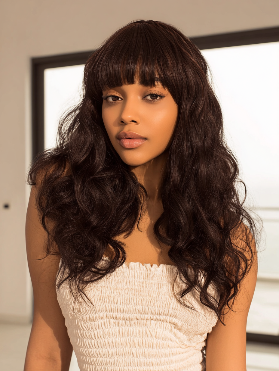 A bell Synthetic Full Wig - TRISHA – Sistar Beauty